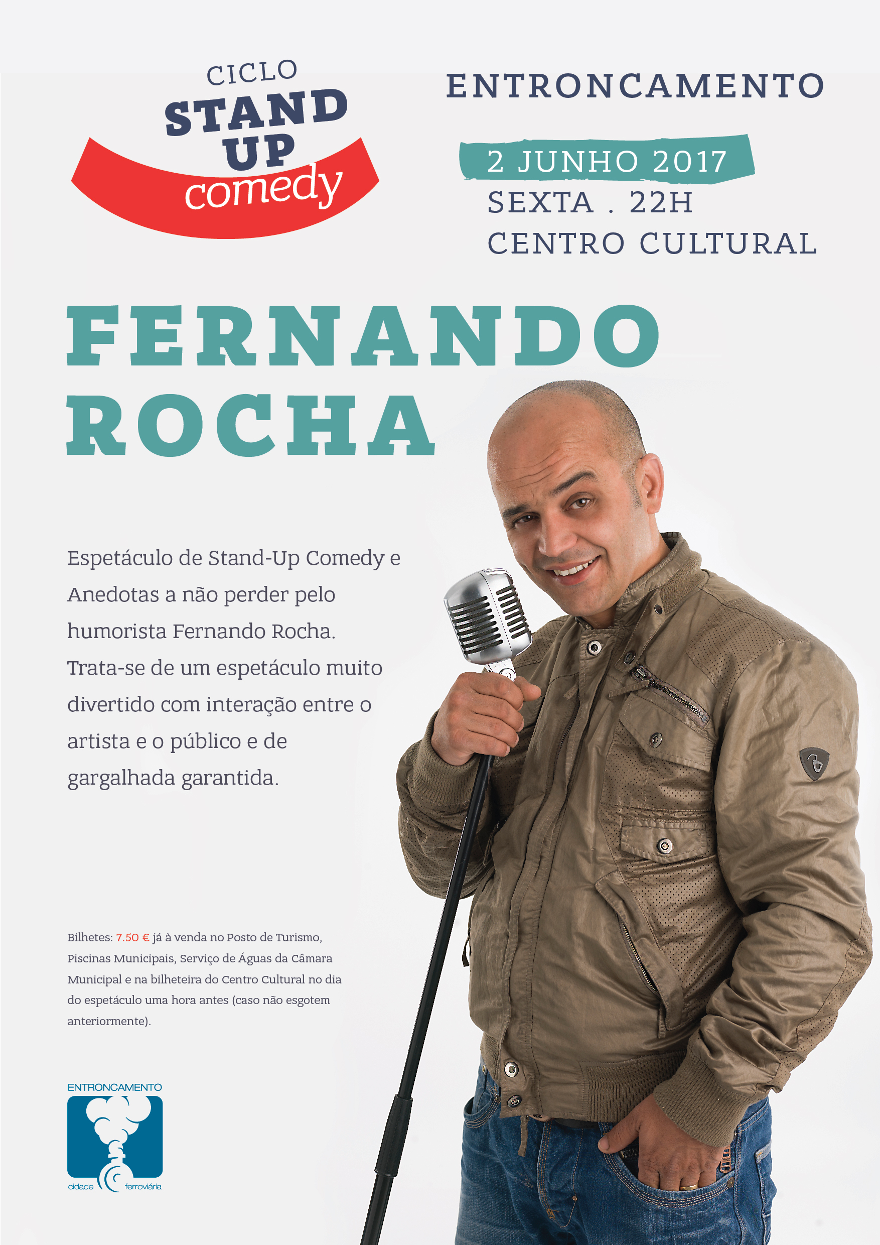 Fernando Rocha no Ciclo de Stand Up Comedy do Entroncamento