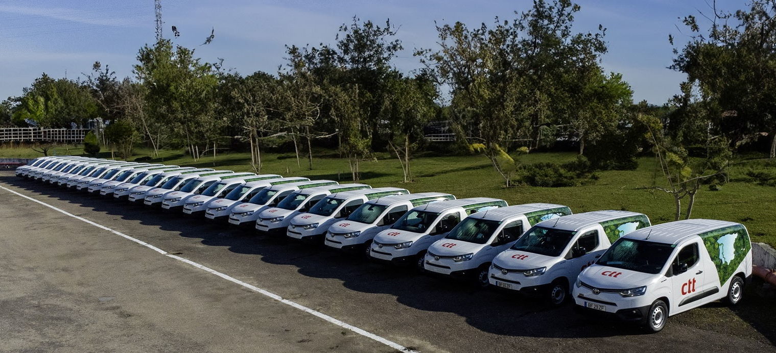 CTT reforçam frota ecológica com mais 418 veículos toyota totalmente ...
